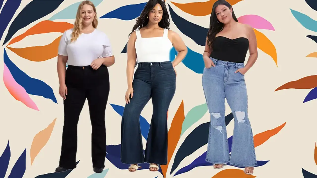What To Wear With Bell Bottom Jeans Plus Size - Curvy Chic Guide