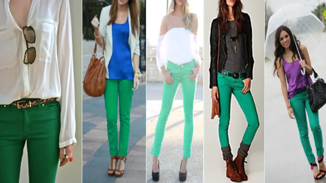 What To Wear With Dark Green Skinny Jeans - Chic Combinations