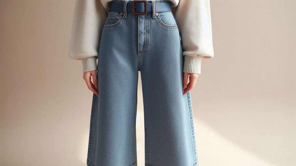 Rock Wide-Leg Cropped Jeans: Style Tips and Trends