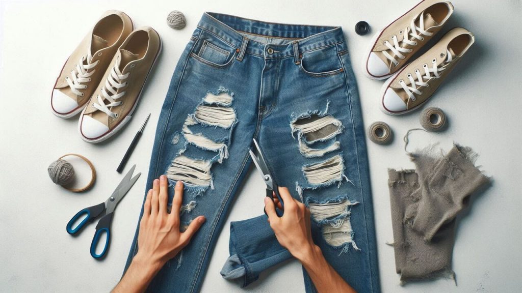 How To Make Ripped Jeans at Home: Easy DIY Guide