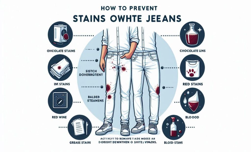 How To Get Stains Out Of White Jeans[5 Types Of Stains]