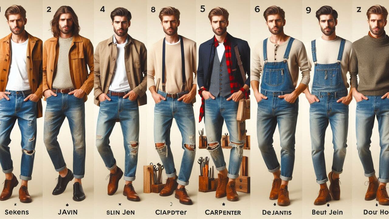 How To Style Carpenter Jeans Men: 8 Stylish Idea