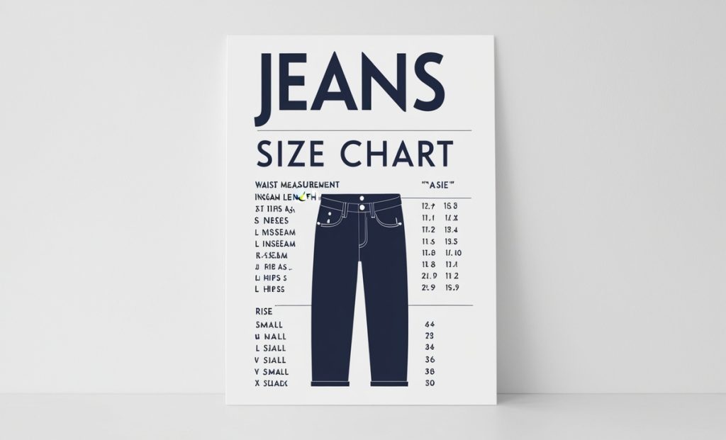 Jeans Size Chart: Accurate Fit Guide For Skinny, High & Low Rise